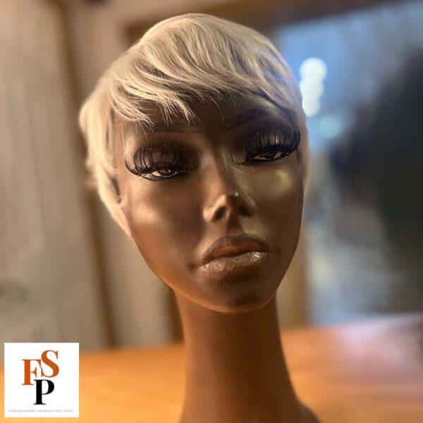 SNOH Sterling Silvery Pixie Cut Wig – Fingercomber.com